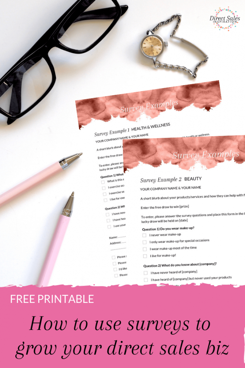 How to use survey boxes to grow your direct sales business
