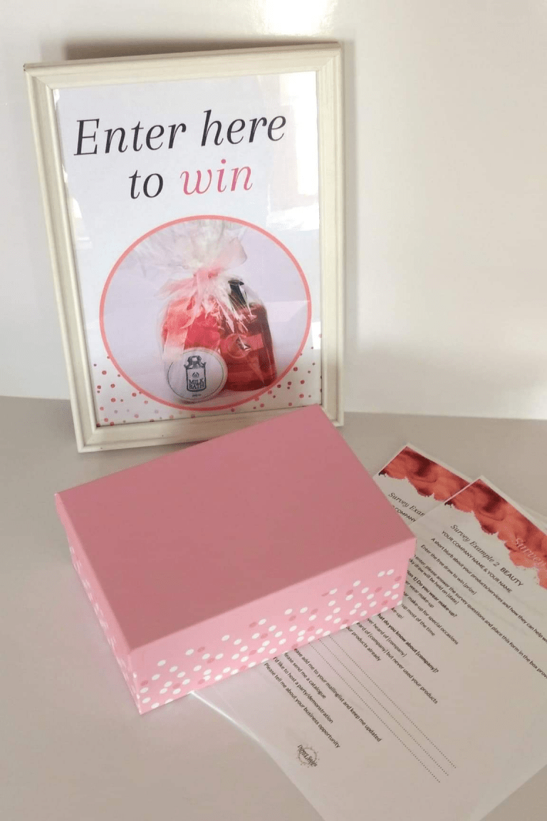 How to use survey boxes to grow your direct sales business