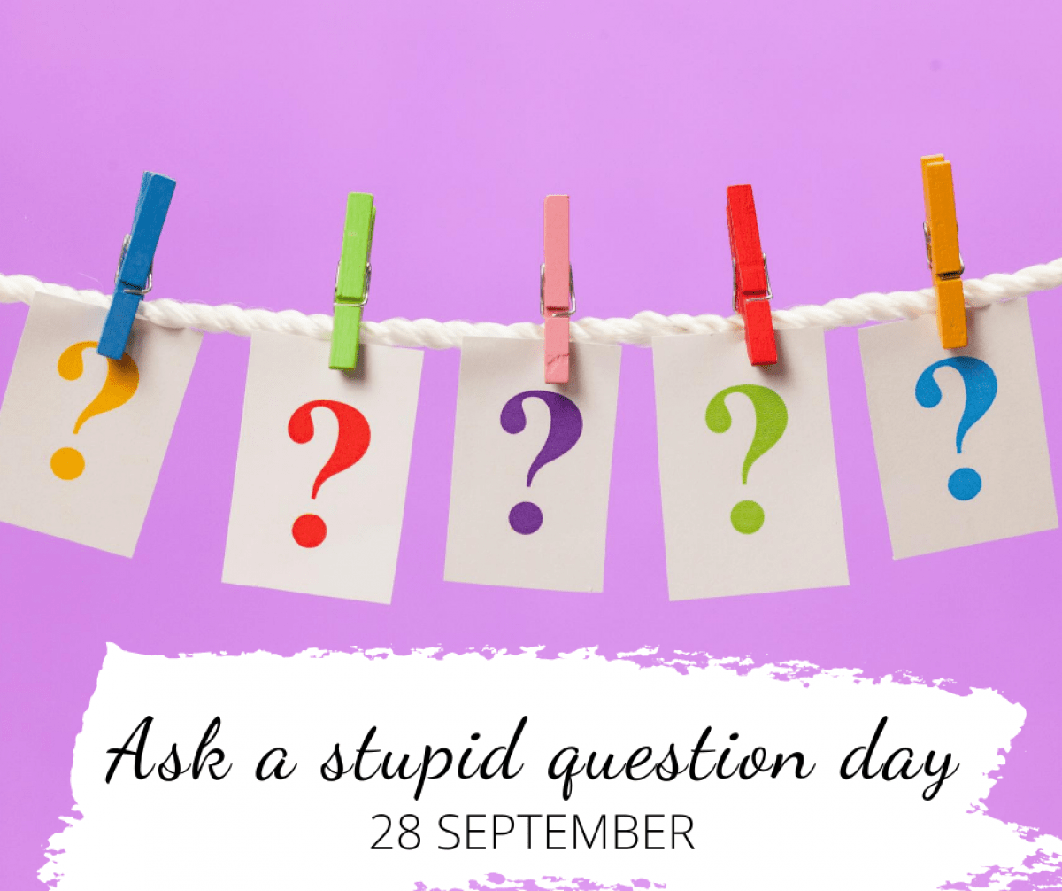 Ask-a-stupid-question-day – Direct Sales Inspiration